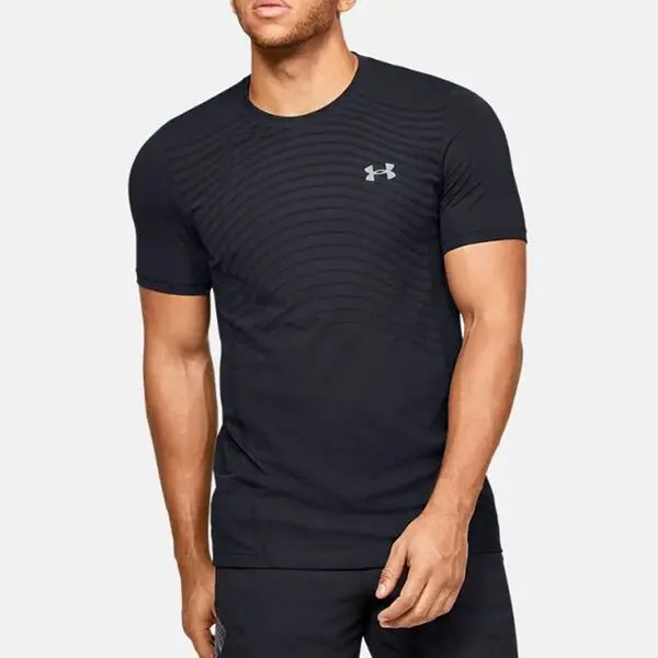 Under Armour Seamless Wave Short Sleeve - Black