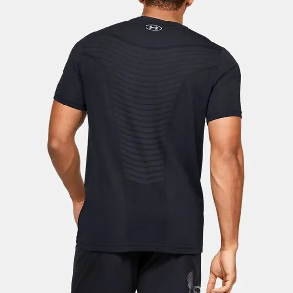 Under Armour Seamless Wave Short Sleeve - Black