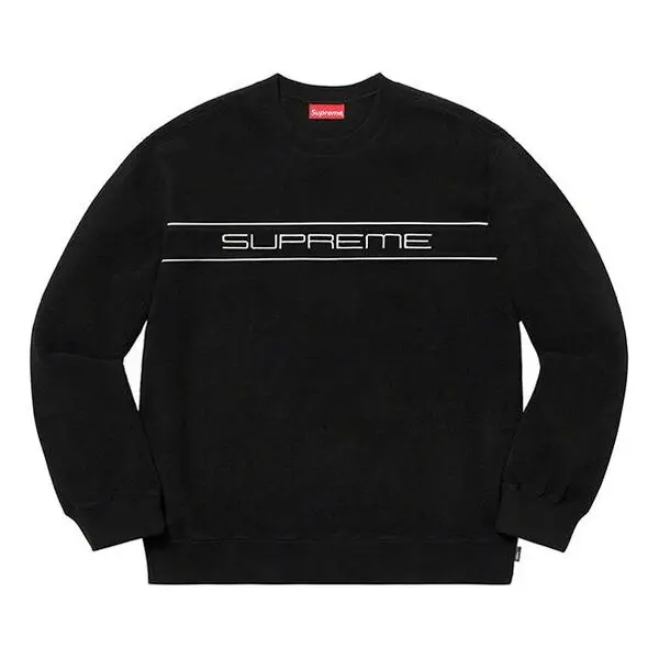Supreme Polartec Crewneck - Black