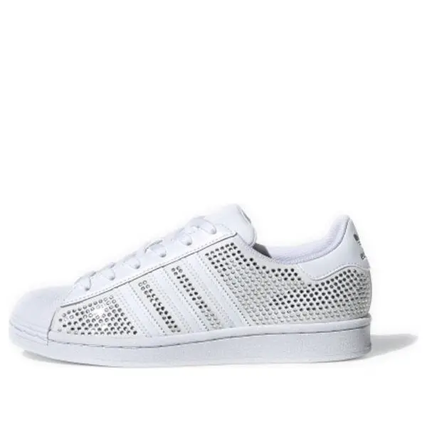 Adidas Superstar Embellished Sneakers - Studded Pearl