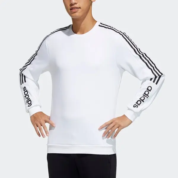 Adidas Neo Long Sleeve Pullover With Sleeve Logo Detail