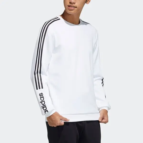 Adidas Neo Long Sleeve Pullover With Sleeve Logo Detail