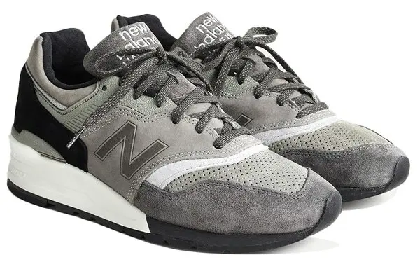 NEW BALANCE 997 X J. Crew Made In Usa Sneakers - Grey/black
