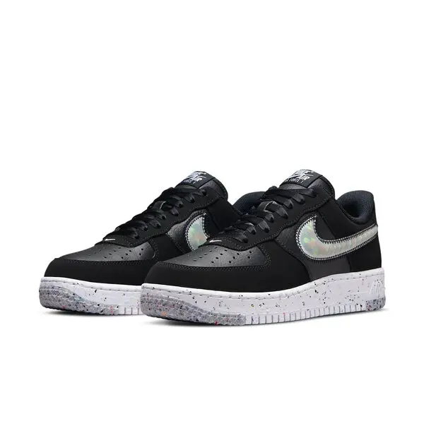 Nike Force 1 Low Crater Sneakers - Black/white