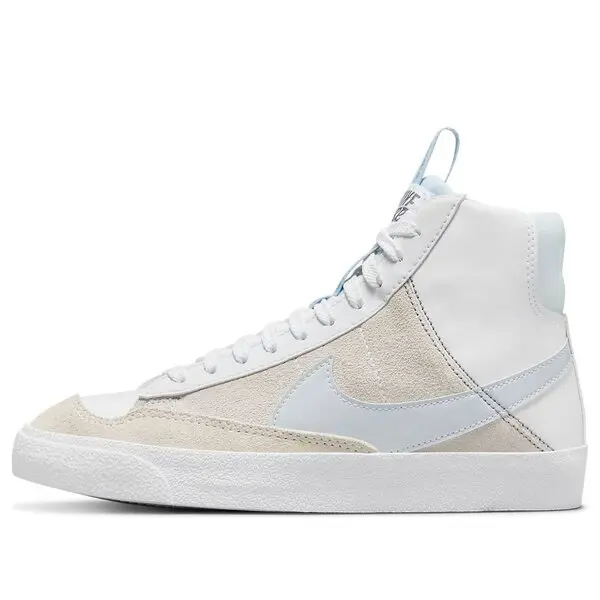 Nike Blazer Mid '77 Se High Top Sneakers - White/blue