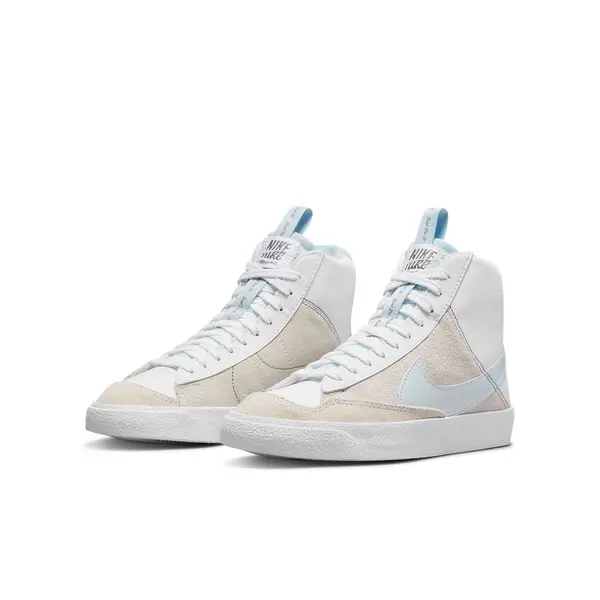 Nike Blazer Mid '77 Se High Top Sneakers - White/blue