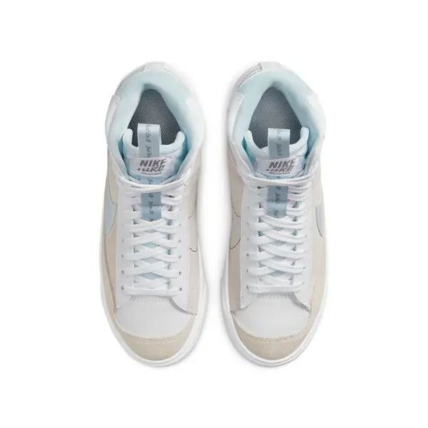 Nike Blazer Mid '77 Se High Top Sneakers - White/blue