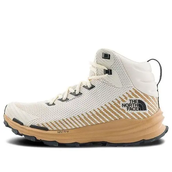 The North Face Vectiv Fastpack Mid Futurelight Hiking Shoes - White/beige/black