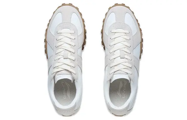 LI-NING Yunchuan Vintage Sneakers - White/brown