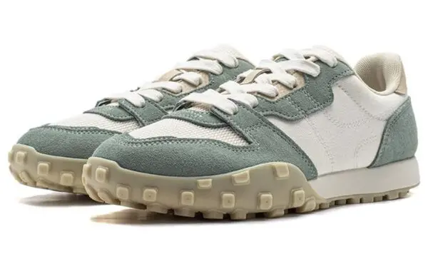 LI-NING Yunchuan Vintage Sneakers - White/gren/brown