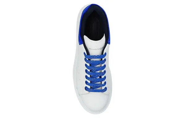 Alexander McQueen Oversized Lace-up Sneakers - White/blue