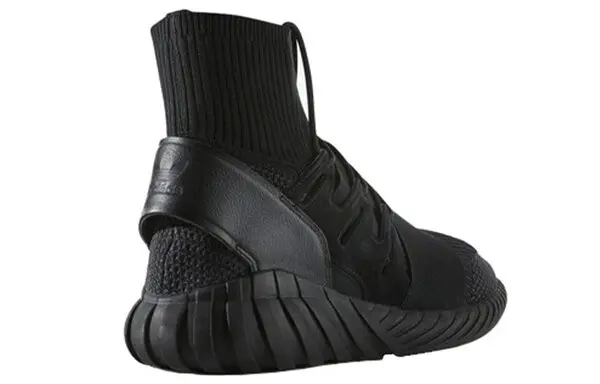 Adidas Tubular Doom Primeknit High Top Sneakers - Black