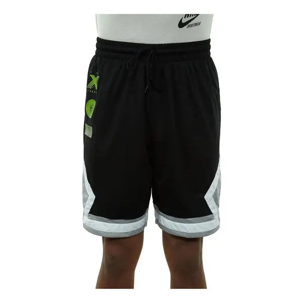 JORDAN Legacy Tinker Story Mesh Diamond Shorts - Black
