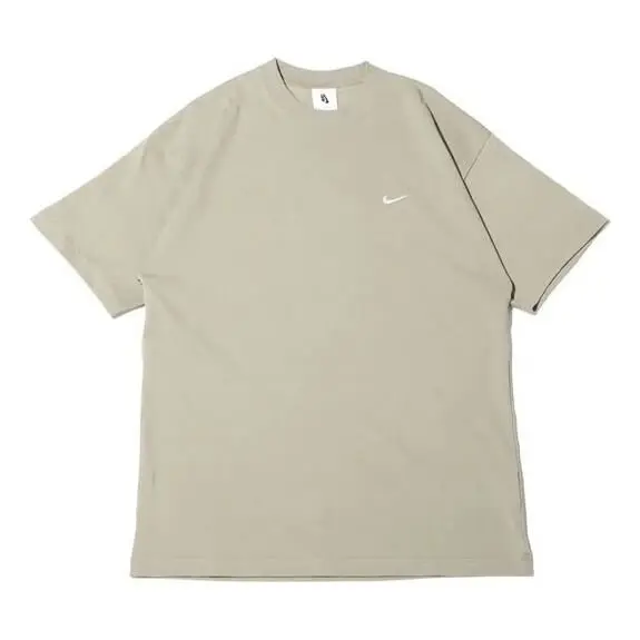 Nike Lab Solo Swoosh Short Sleeve T-shirt - Light Greengray