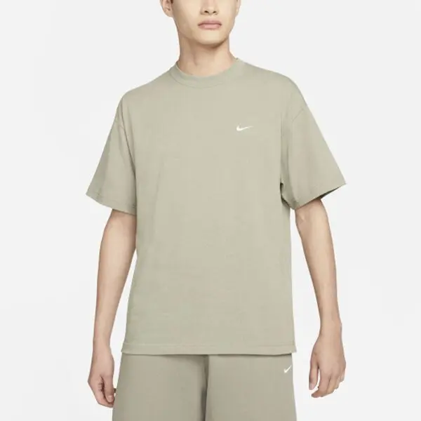 Nike Lab Solo Swoosh Short Sleeve T-shirt - Light Greengray