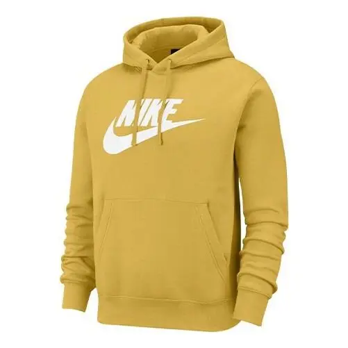 Nike Club Fleece Pullover Hoodie - Yellow