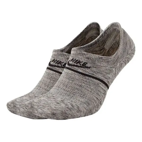 Nike Snkr Sox No-show Socks 2 Pack - Grey