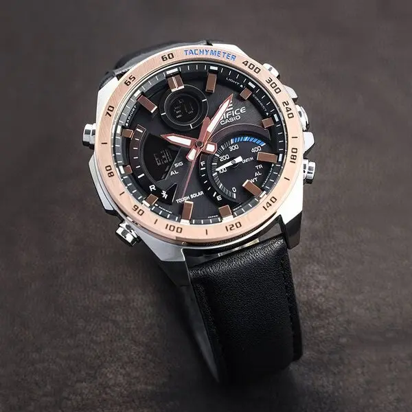 Casio Edifice Solar Powered Analog/digital Chronograph Watch