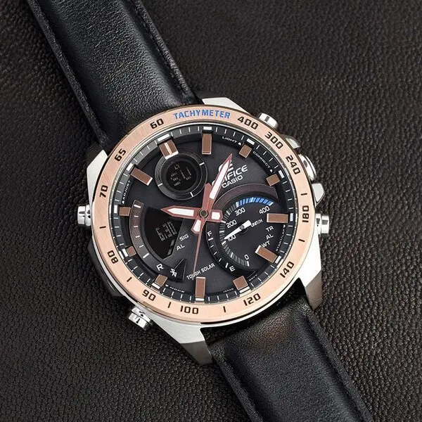 Casio Edifice Solar Powered Analog/digital Chronograph Watch