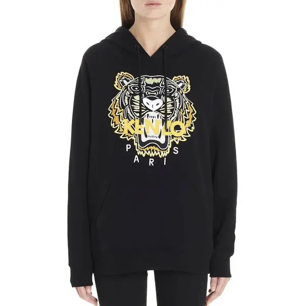 Kenzo Tiger Head Embroidered Hoodie