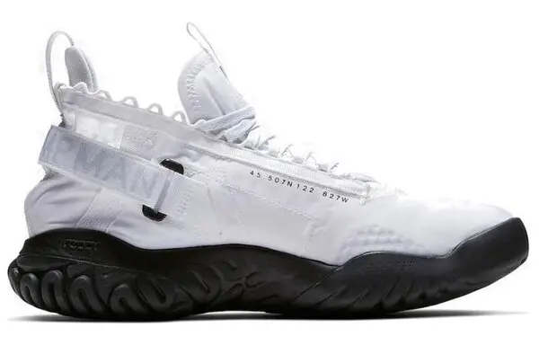 JORDAN Proto React High Top Sneakers - White-black