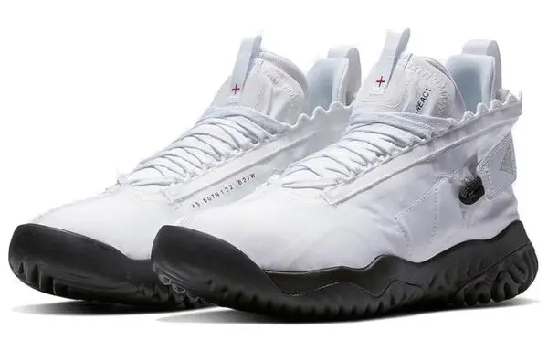JORDAN Proto React High Top Sneakers - White-black