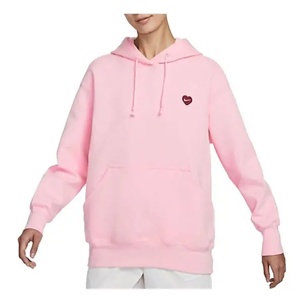 Nike Heart Swoosh Hoodie - Pink