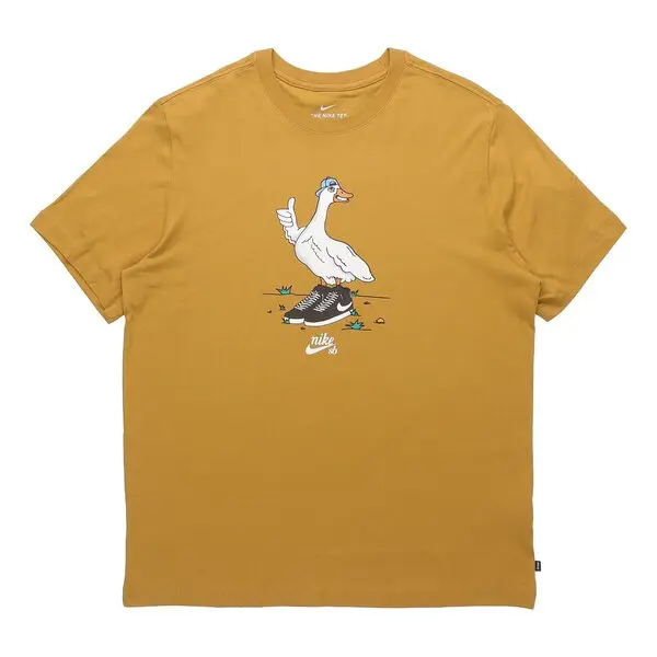 Nike Skateboard Graphic T-shirt - Yellow