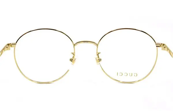 Gucci Metallic Round Optical Glasses