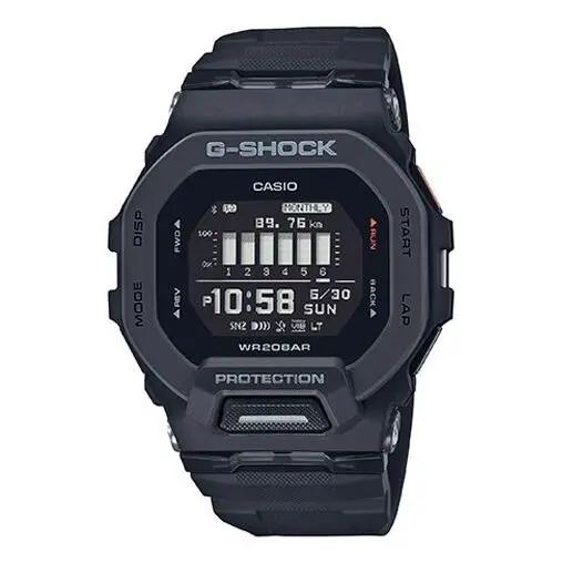 Casio G-shock Digital Watch With Bluetooth And Water Resistance - Black