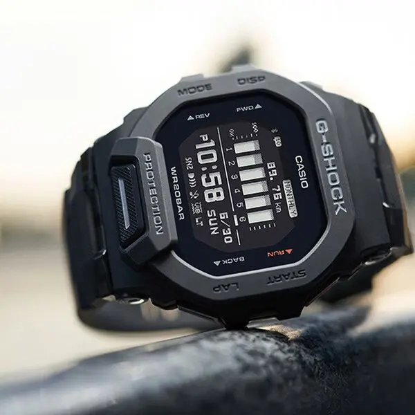 Casio G-shock Digital Watch With Bluetooth And Water Resistance - Black