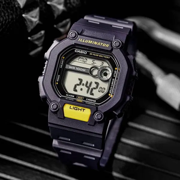 Casio Quartz Waterproof Sports Analog Digital Watch - Blue