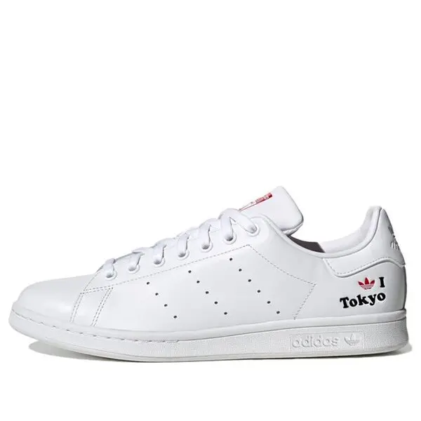 Adidas Originals Stan Smith Tokyo White Red Sneakers - White/red