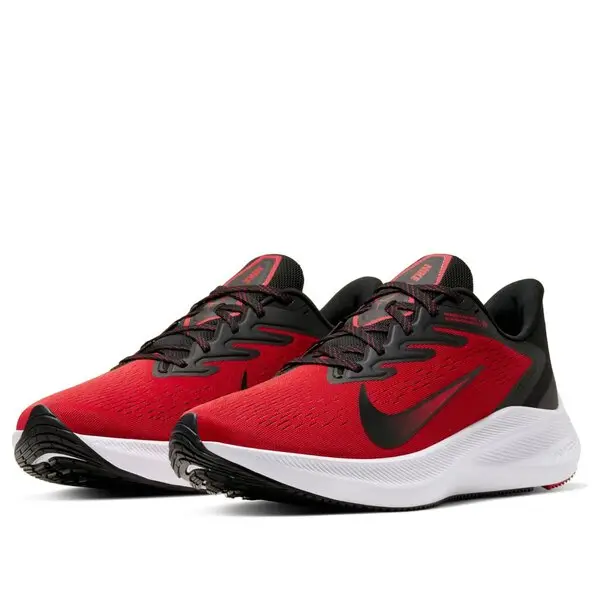 Nike Zoom Winflo 7 Low Top Sneakers - Red/black/white