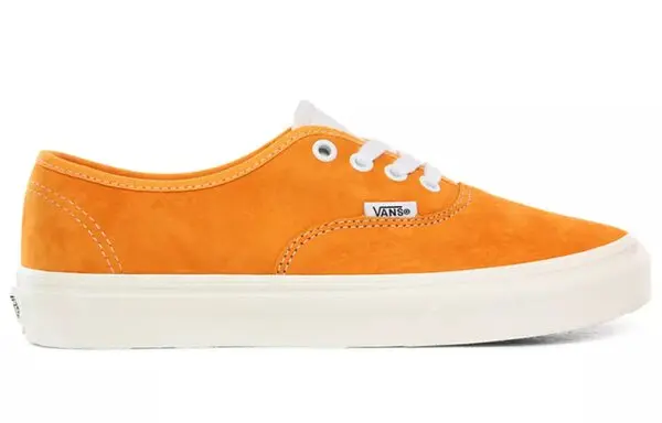 VANS Pig Suede Authentic Lace Up Sneakers - Yellow