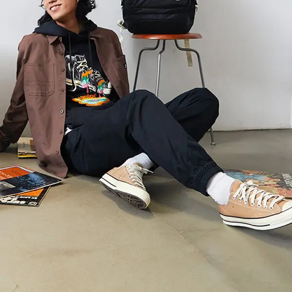 CONVERSE Graphic Print Fleece Lined Hoodie