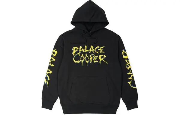 PALACE X Alice Cooper Alphabet Logo Hoodie - Black