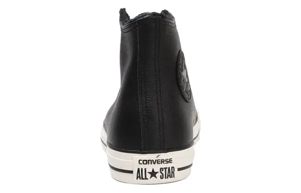 CONVERSE Chuck Taylor All Star High Top Leather Sneakers - Black
