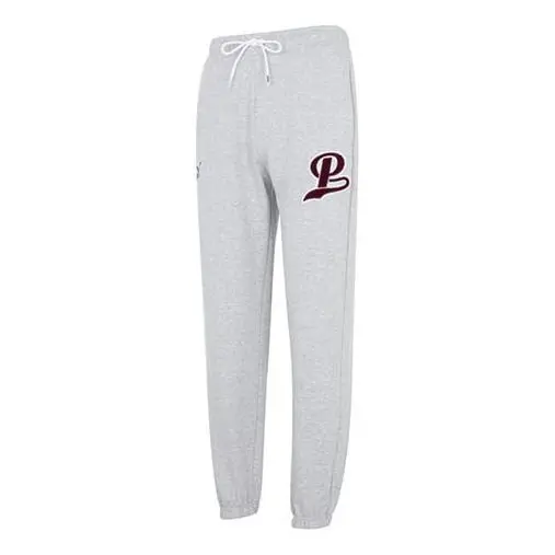 PUMA Team Sweatpants 'grey - Grey/black