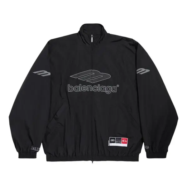 Balenciaga 3b Football Track Jacket - Black