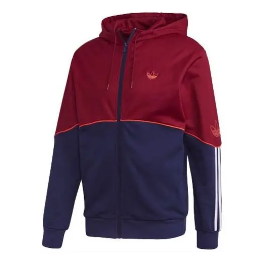 Adidas Originals Logo Colorblock Zip-up Hooded Jacket - Default Color