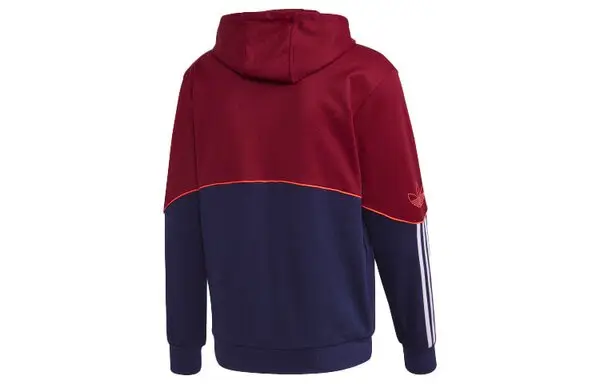 Adidas Originals Logo Colorblock Zip-up Hooded Jacket
