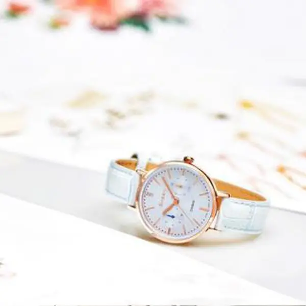 Casio Sheen Series Analog Watch With Leather Strap