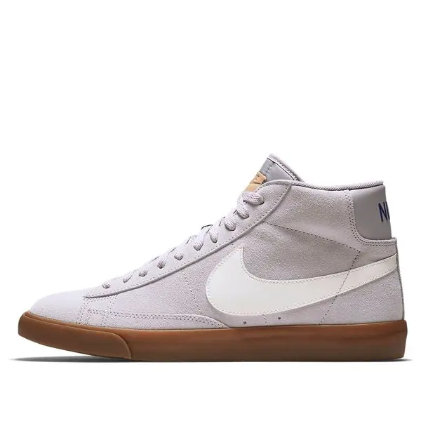 Nike Blazer Mid High Top Sneakers - Grey/white