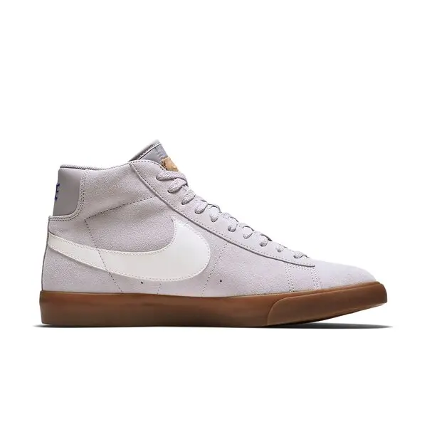 Nike Blazer Mid High Top Sneakers - Grey/white