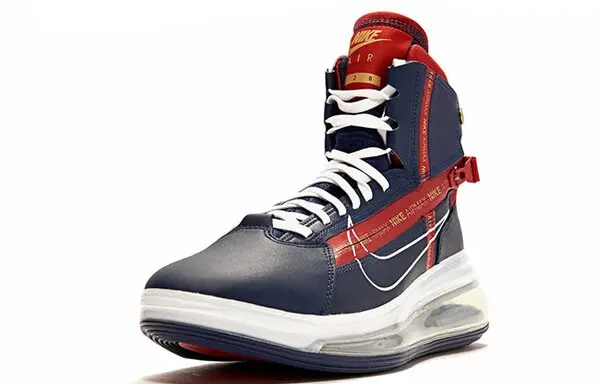 Nike Max 720 Saturn High Top Sneakers - Blue/red
