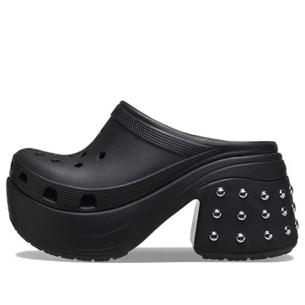 CROCS Siren Studded Clogs - Black