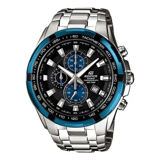 Casio Edifice Stainless Steel Chronograph Watch - Silver