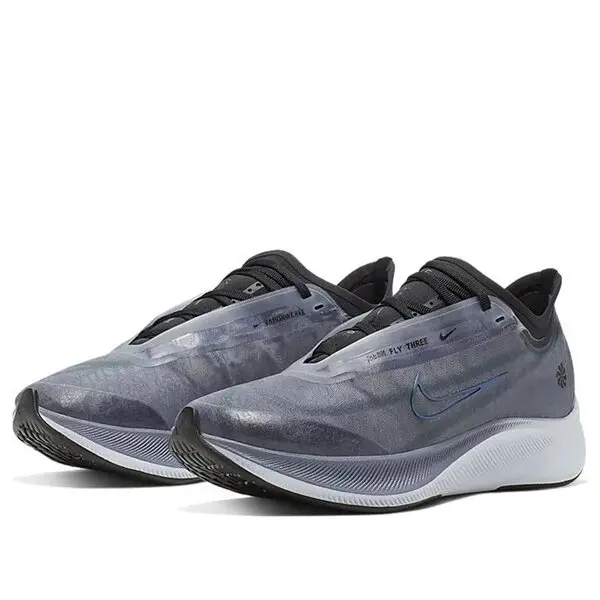 Nike Zoom Fly 3 Rise Running Shoes - Grey