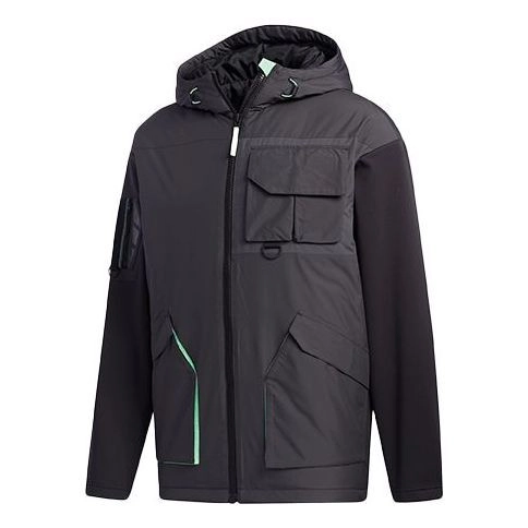 Adidas Urban Pad Jkt Outdoor Sport Reflective Jacket - Black